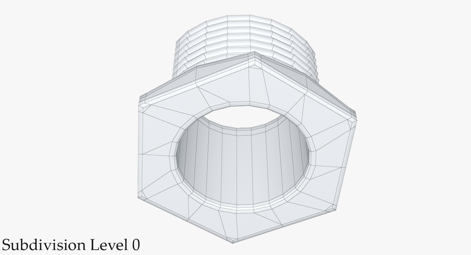 Threaded Fitting 3D Model - TurboSquid 1410828