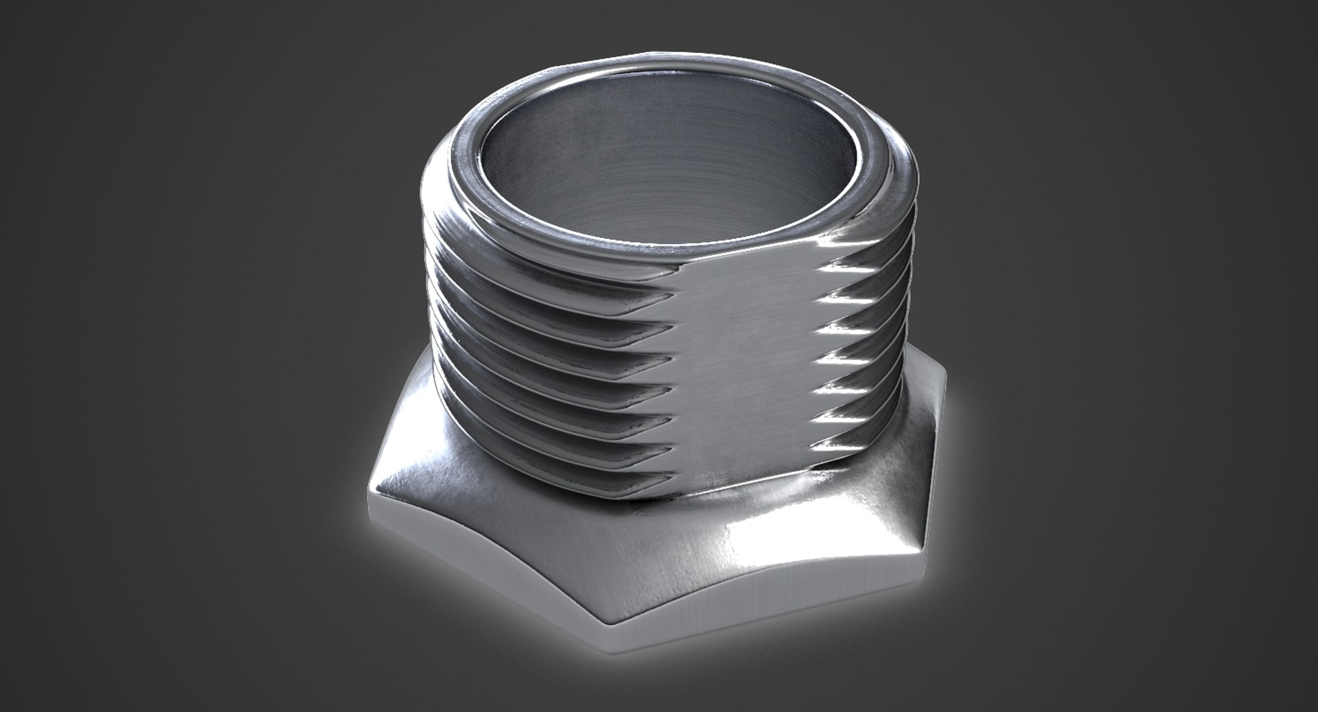 Threaded Fitting 3D Model - TurboSquid 1410828