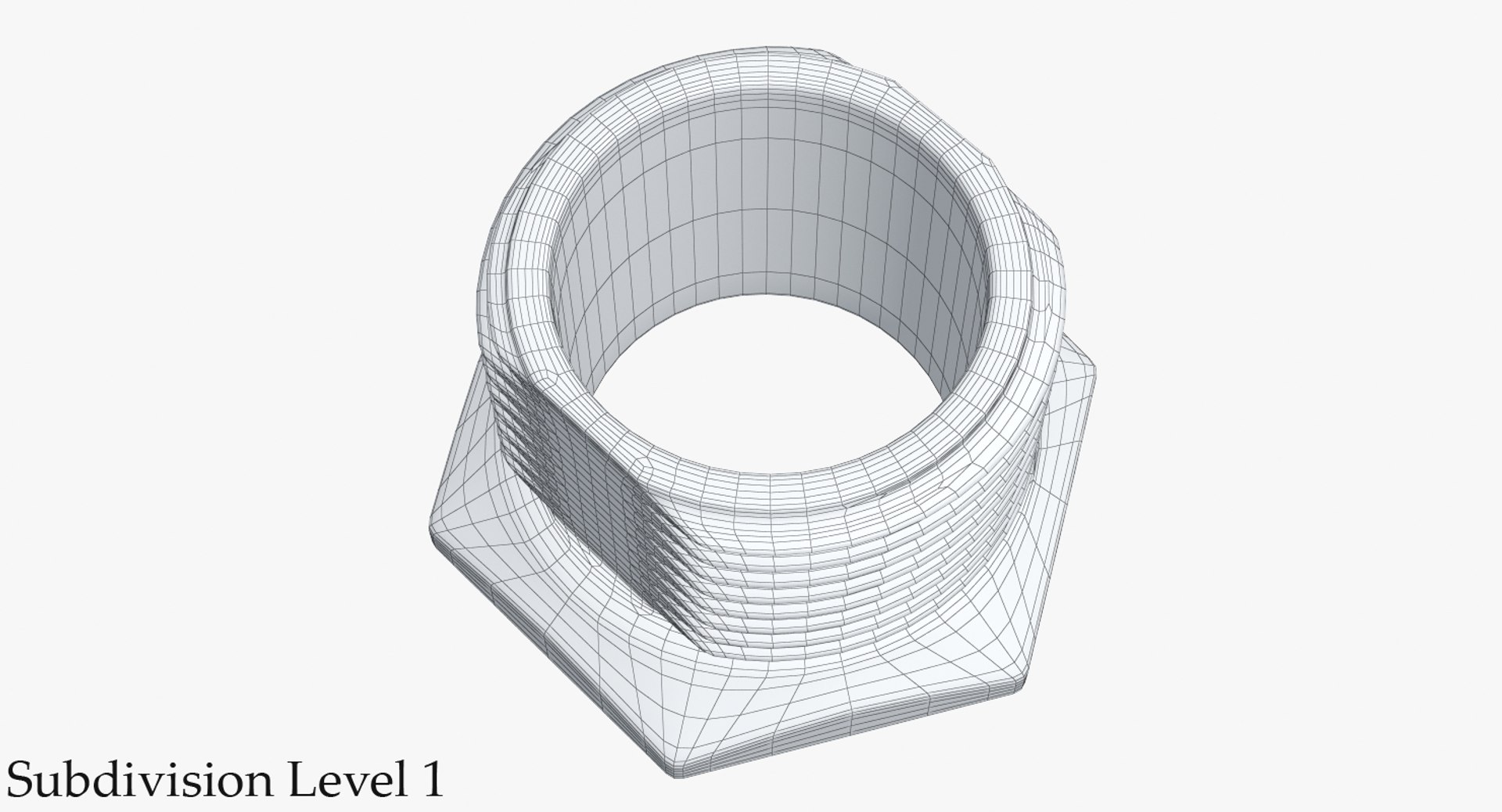 Threaded Fitting 3D Model - TurboSquid 1410828