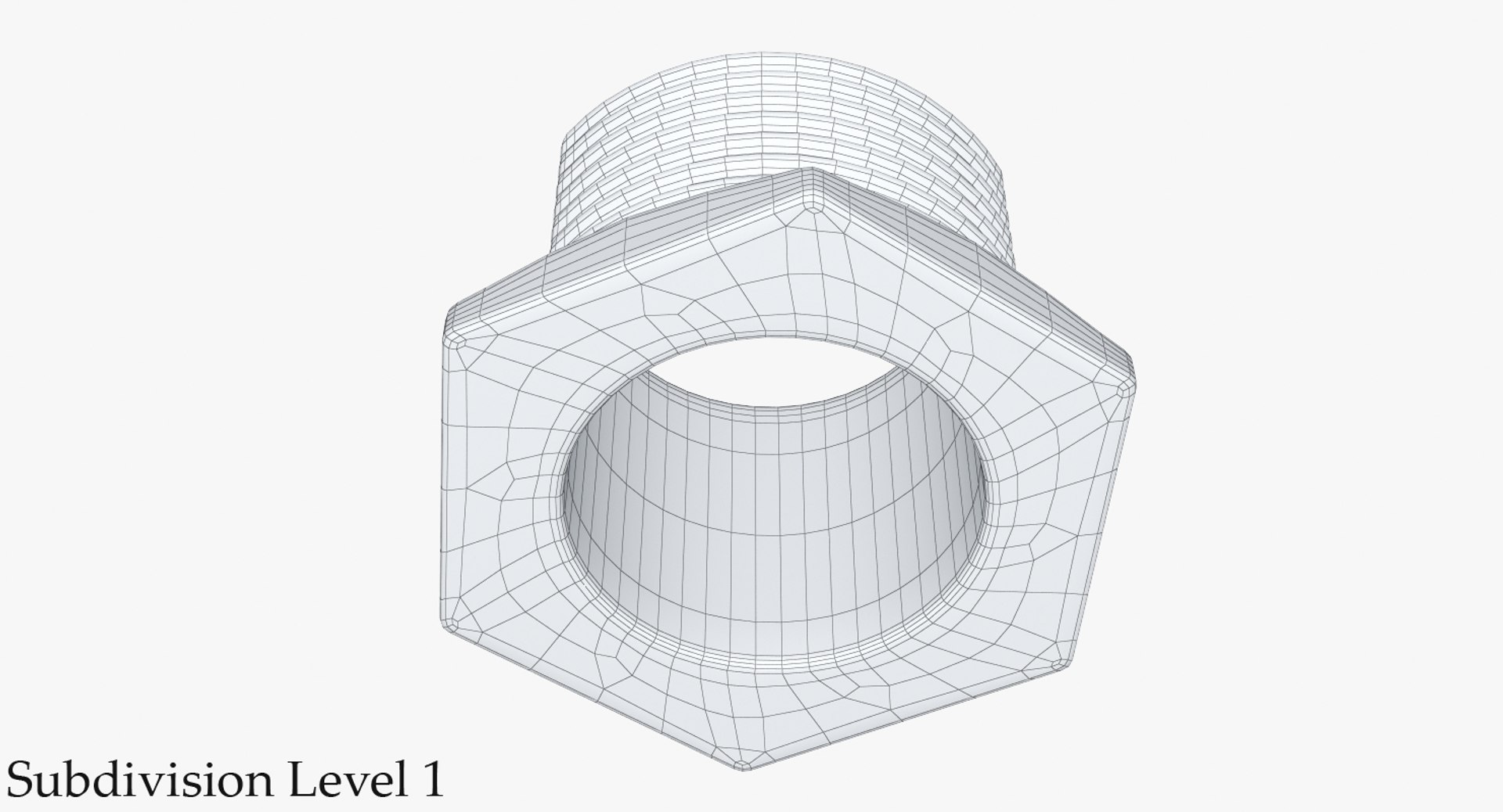 Threaded Fitting 3D Model - TurboSquid 1410828