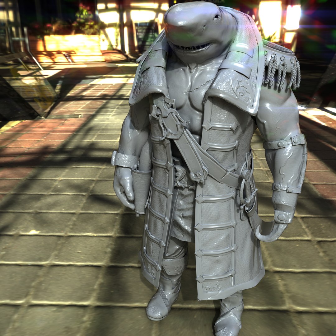 Shark Human Model - TurboSquid 1481516