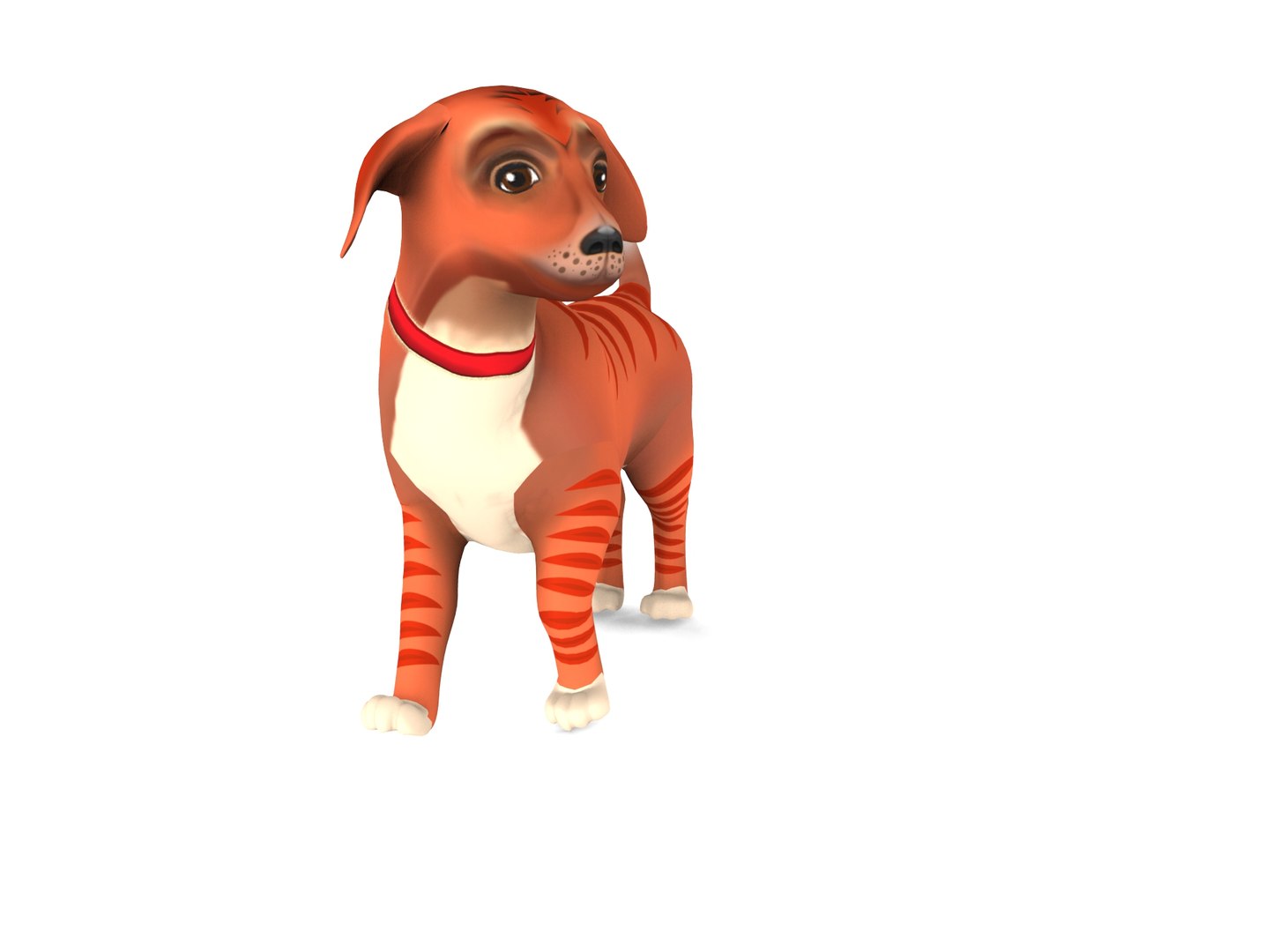 Puppy rigged animation 3D model - TurboSquid 1610208