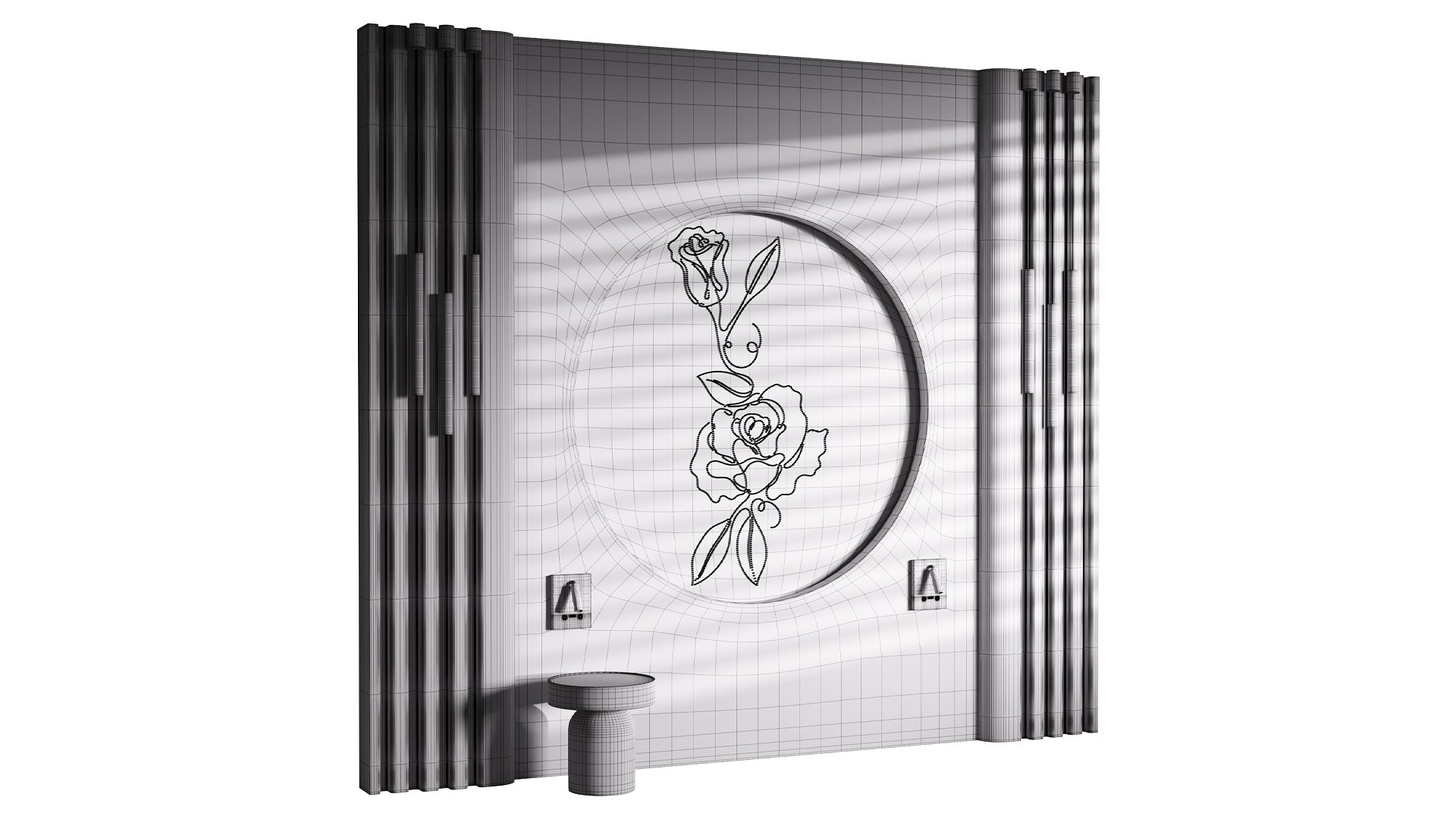 3D Decorative Wall Panel 66 - TurboSquid 2221817