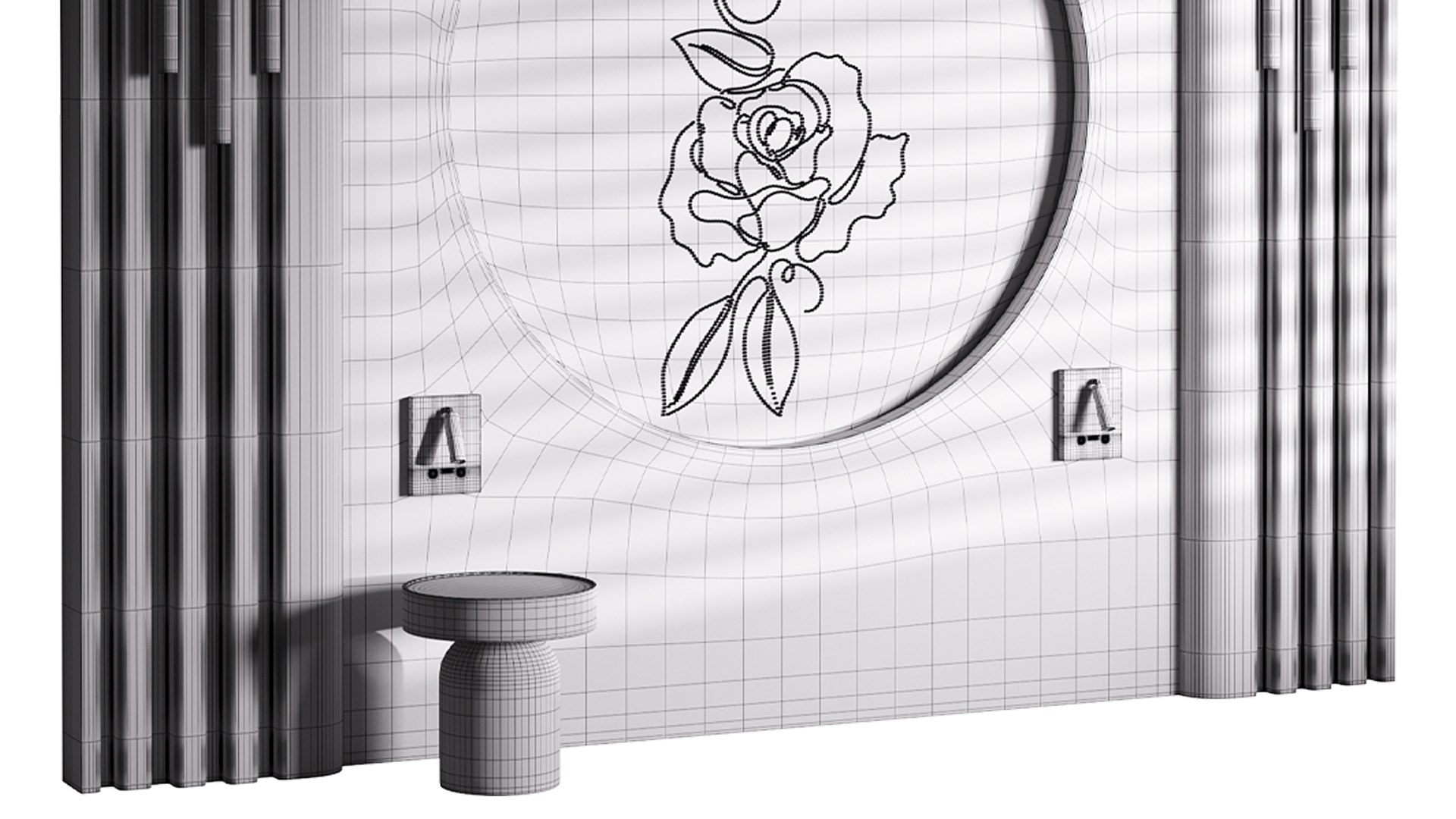 3D Decorative Wall Panel 66 - TurboSquid 2221817