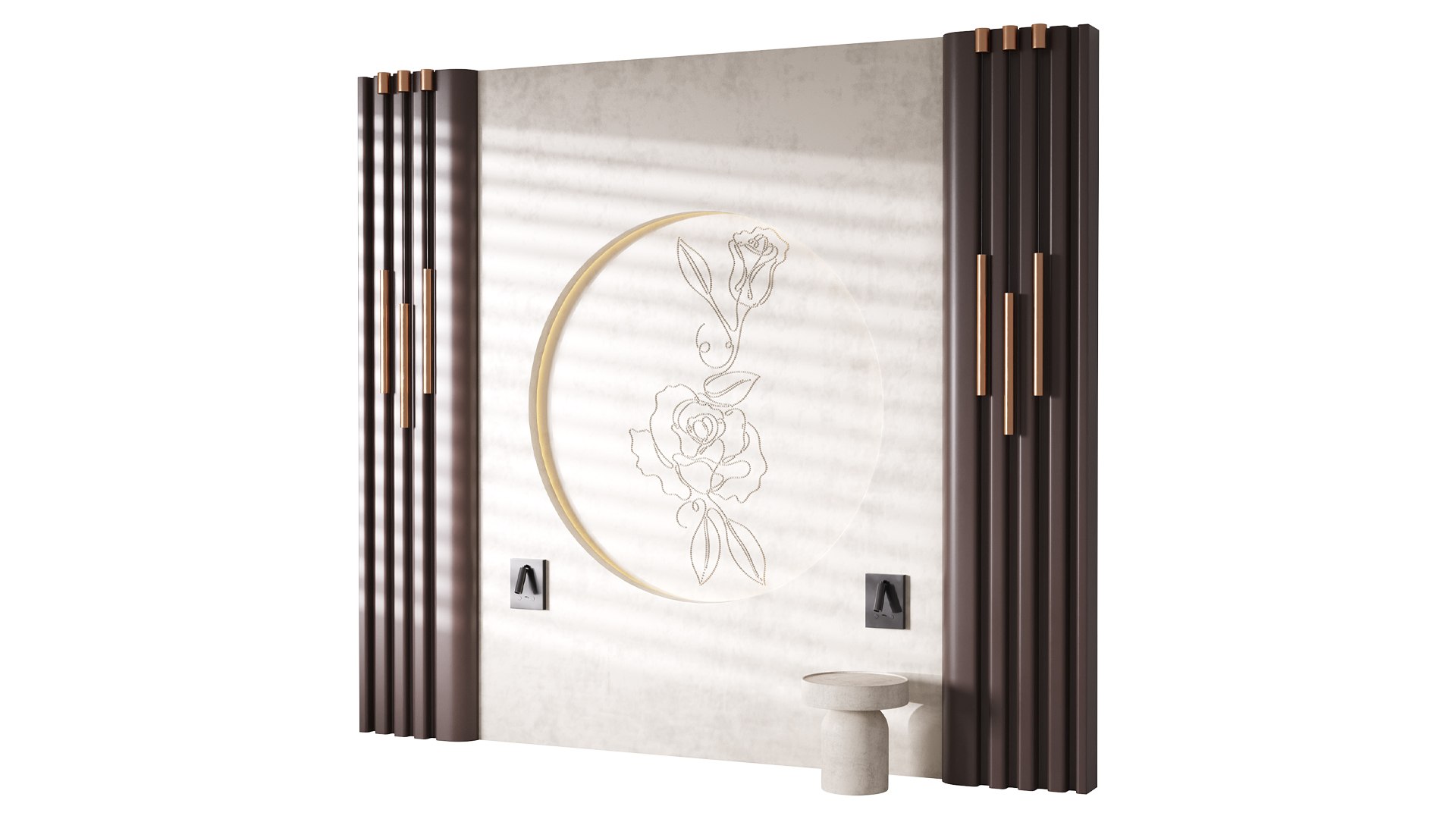 3D Decorative Wall Panel 66 - TurboSquid 2221817