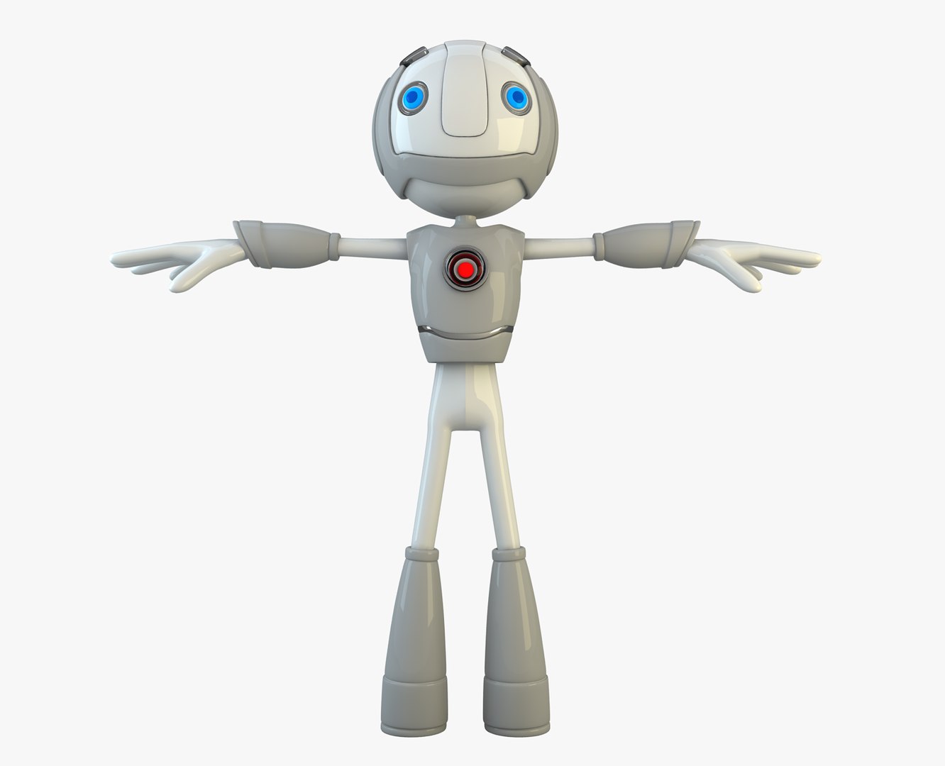 Robot Modelled 3d Max