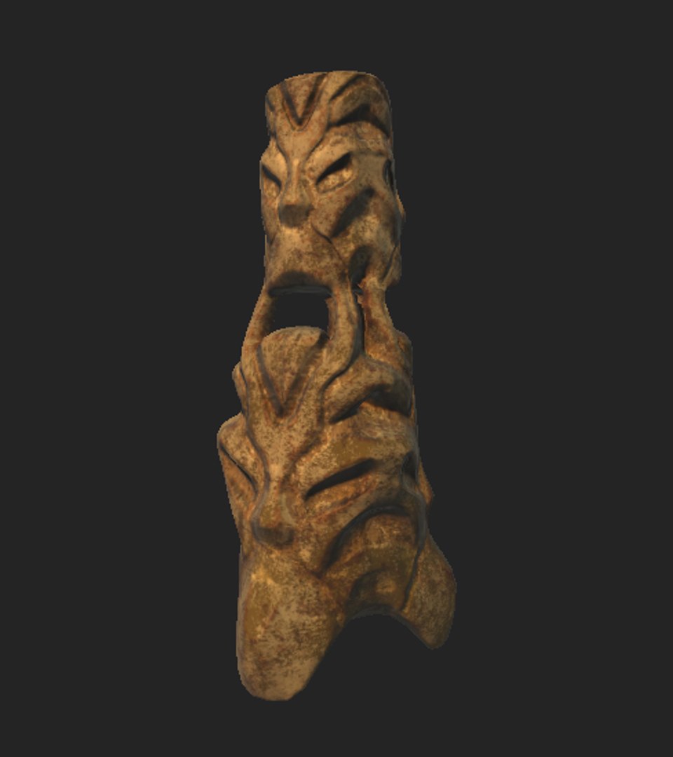 3D Tiki Statue - TurboSquid 1424506