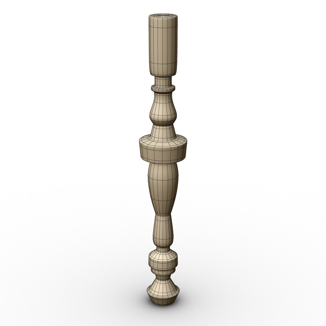 Ornamental pillar model - TurboSquid 1208754