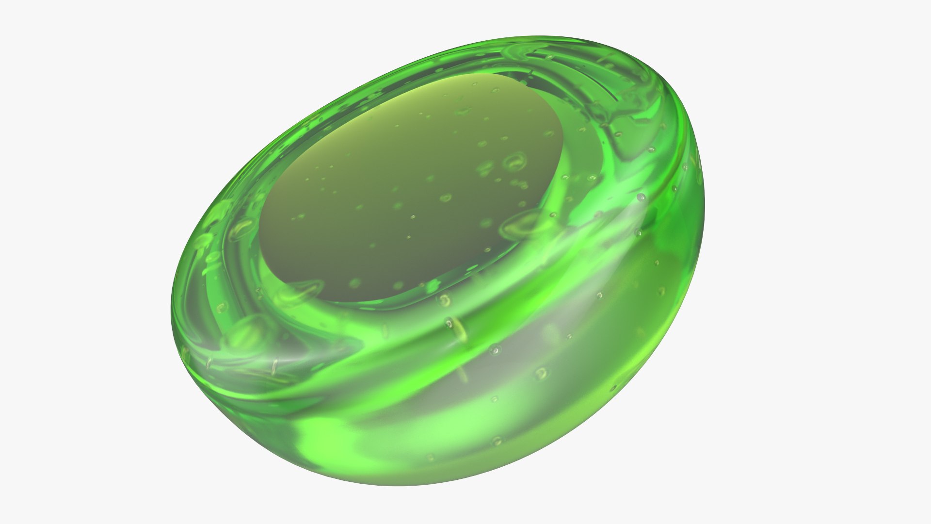 Green Gel Drop 3D Model - TurboSquid 2113210