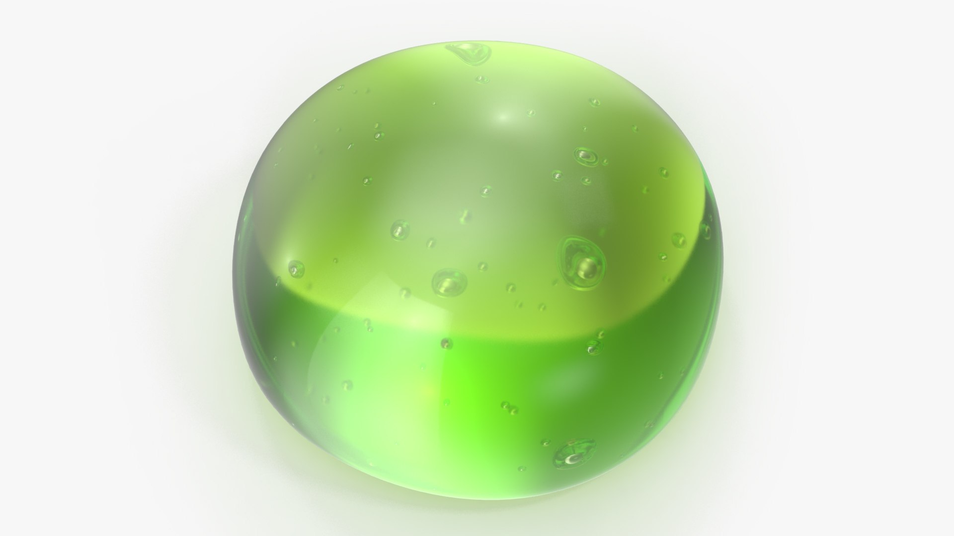 Green Gel Drop 3D Model - TurboSquid 2113210