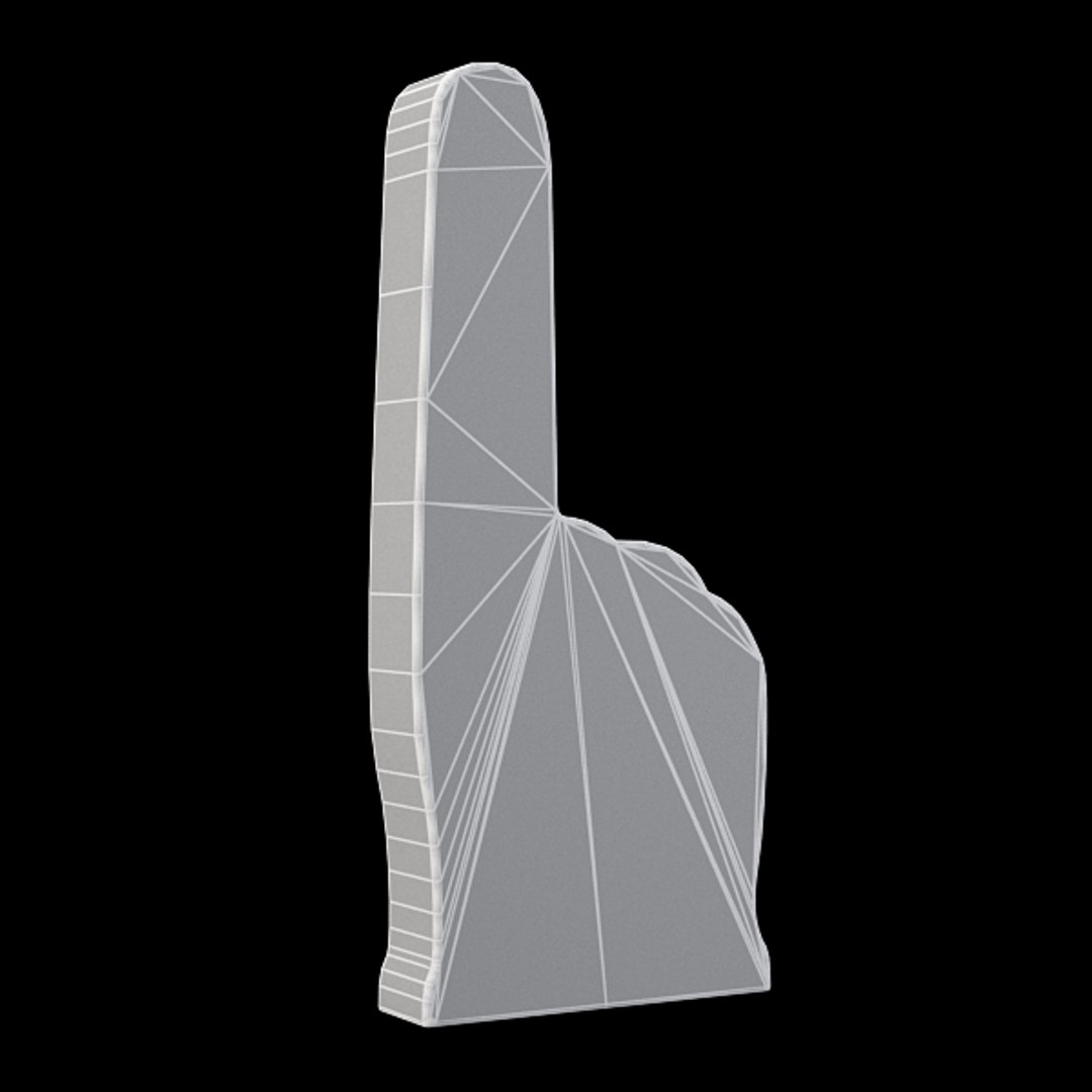 3d Styrofoam Finger