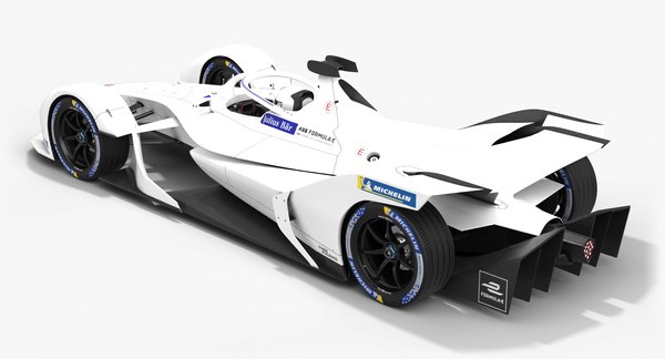 3D Spark STR05E Gen2 Formula E White Mockup 2022 - TurboSquid 1845372