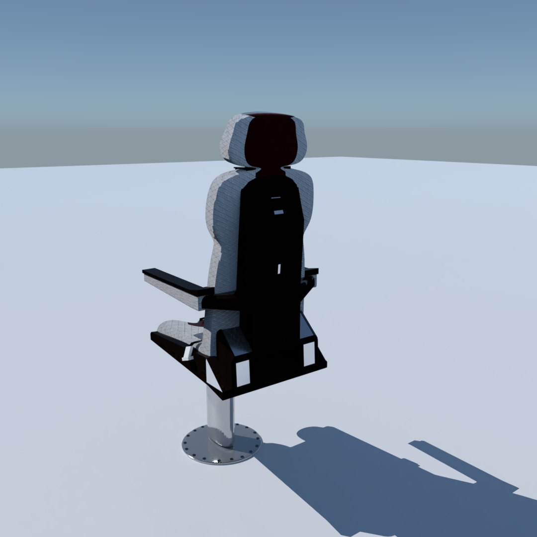 Aircraft Pilot Seat 3D Model - TurboSquid 1361046