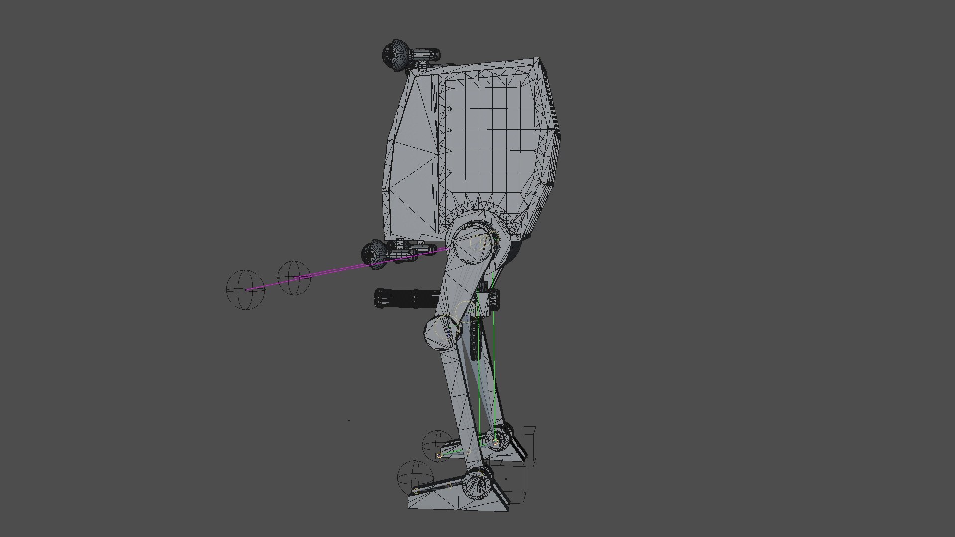 2 MECHA WALKER RIGGED AND ANIMATED WALKING RUNNING model - TurboSquid ...