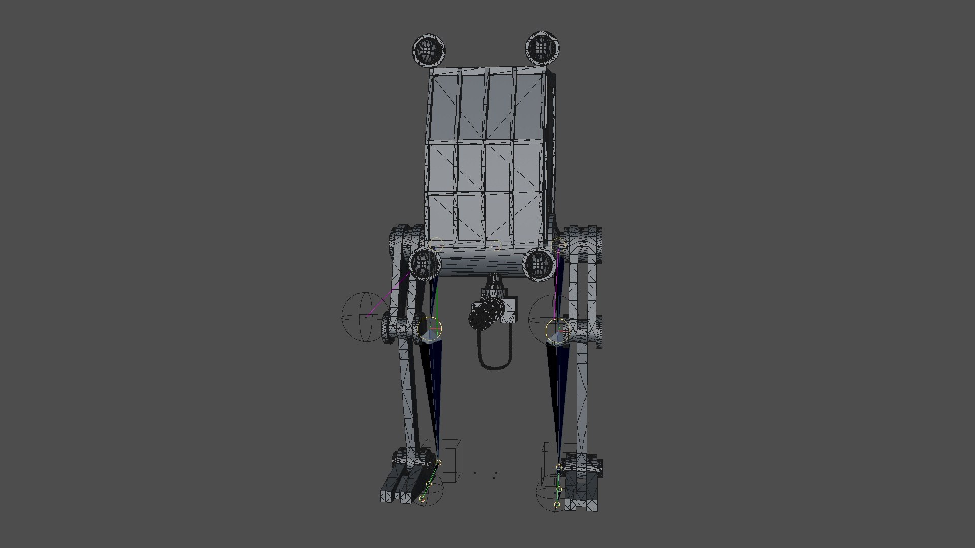 2 MECHA WALKER RIGGED AND ANIMATED WALKING RUNNING model - TurboSquid ...