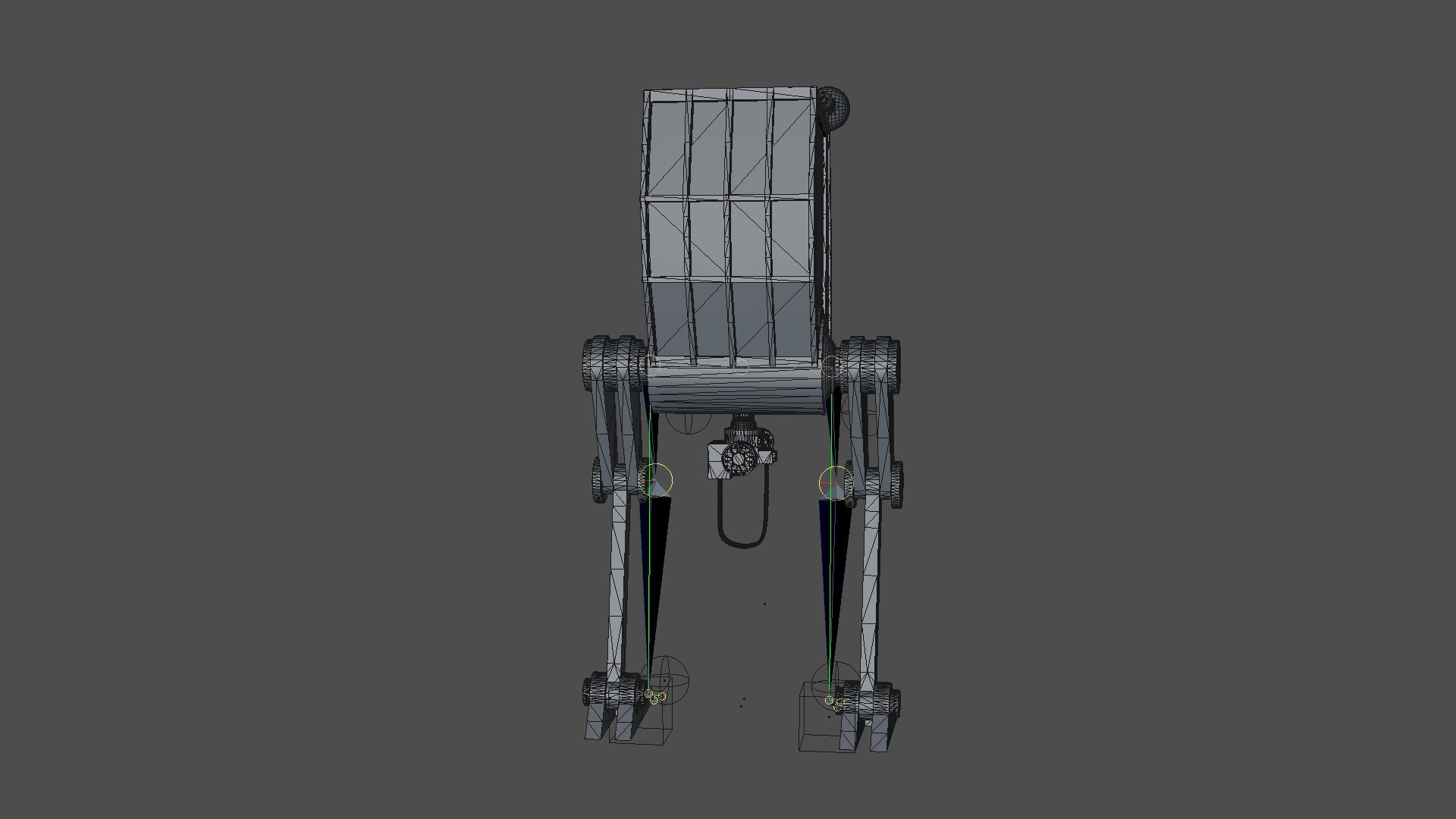 2 MECHA WALKER RIGGED AND ANIMATED WALKING RUNNING model - TurboSquid ...