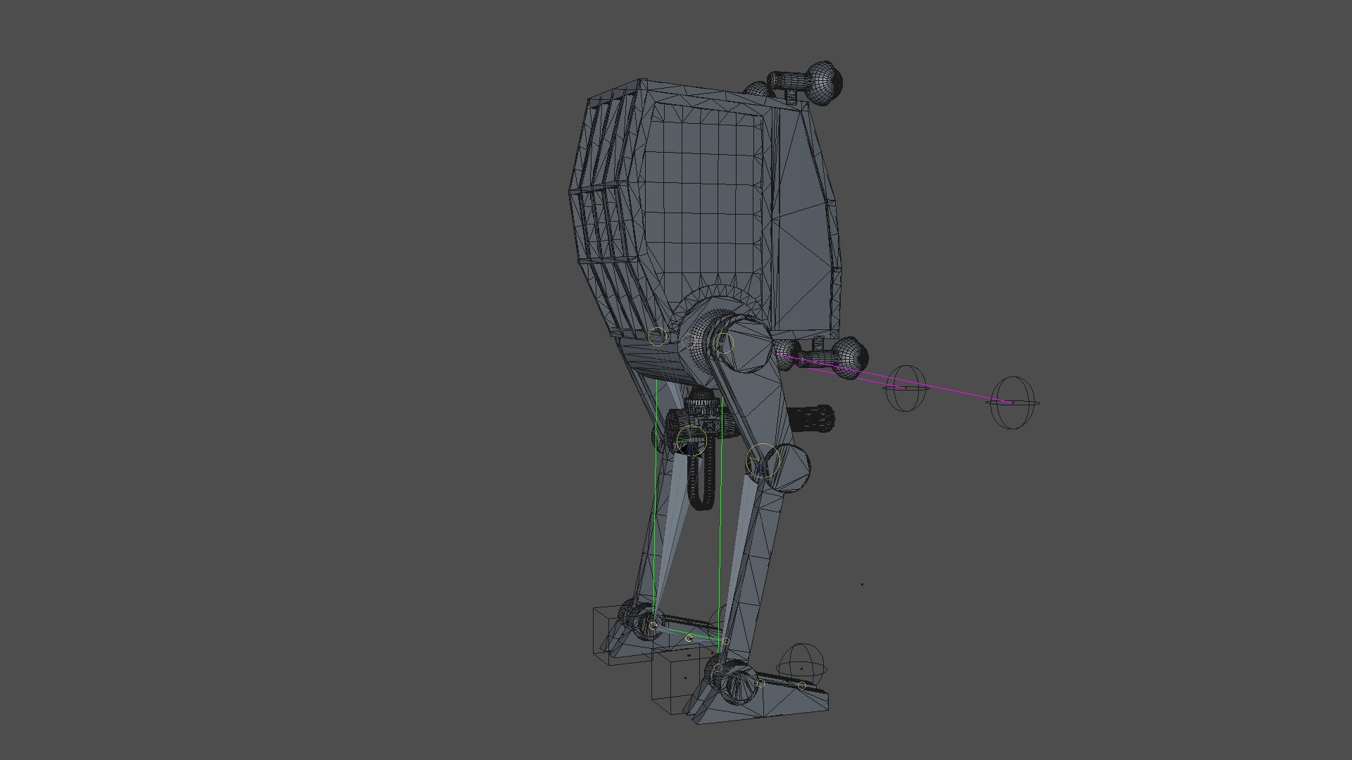 2 MECHA WALKER RIGGED AND ANIMATED WALKING RUNNING model - TurboSquid ...
