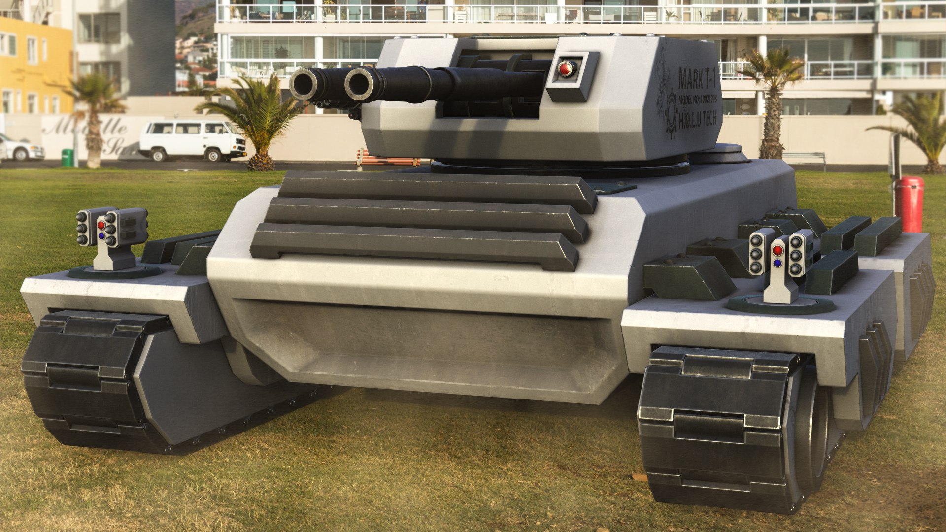 Sci Fi Tank 3D - TurboSquid 1462692