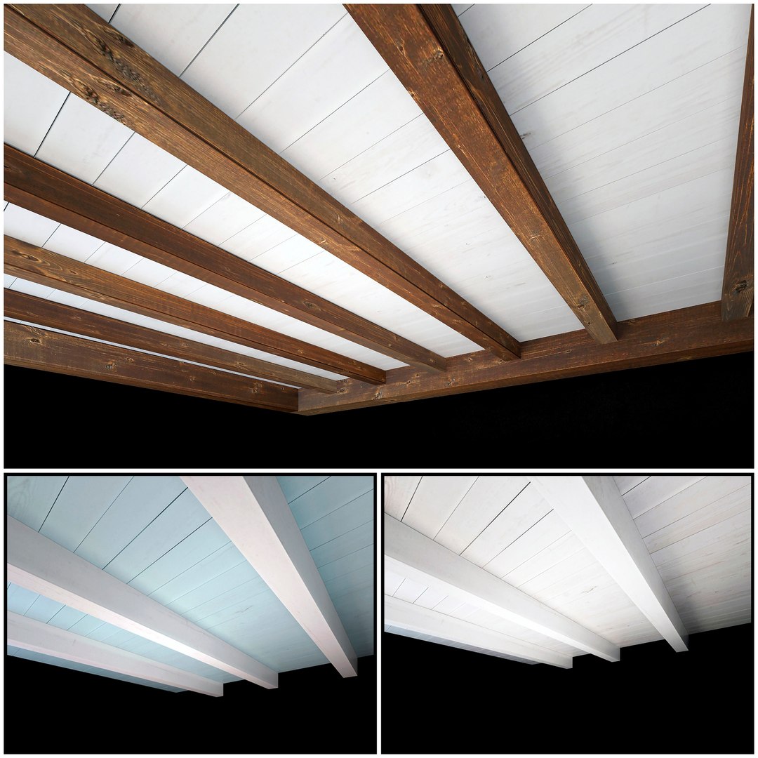 3D Wooden Ceiling - TurboSquid 1371419