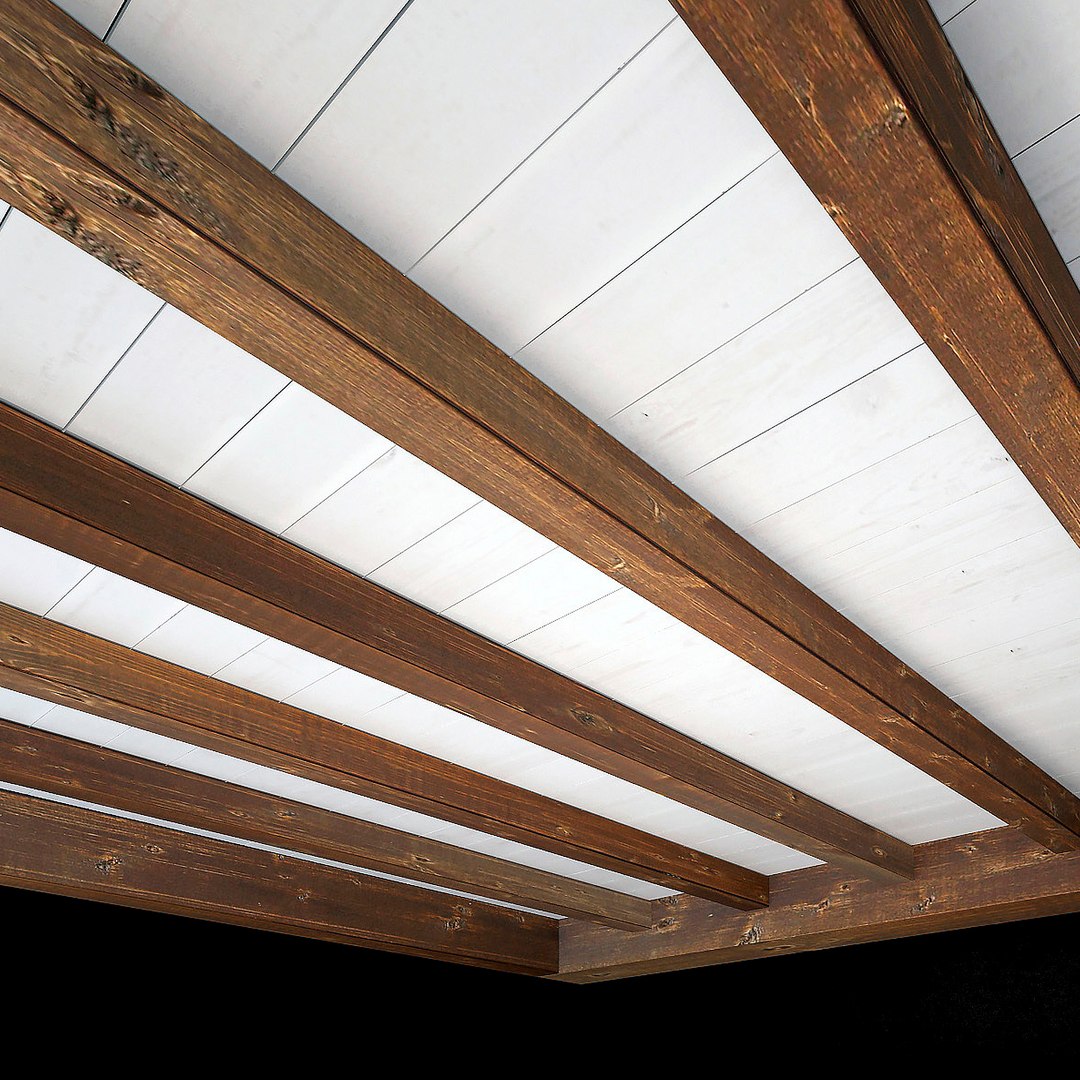 3D Wooden Ceiling - TurboSquid 1371419