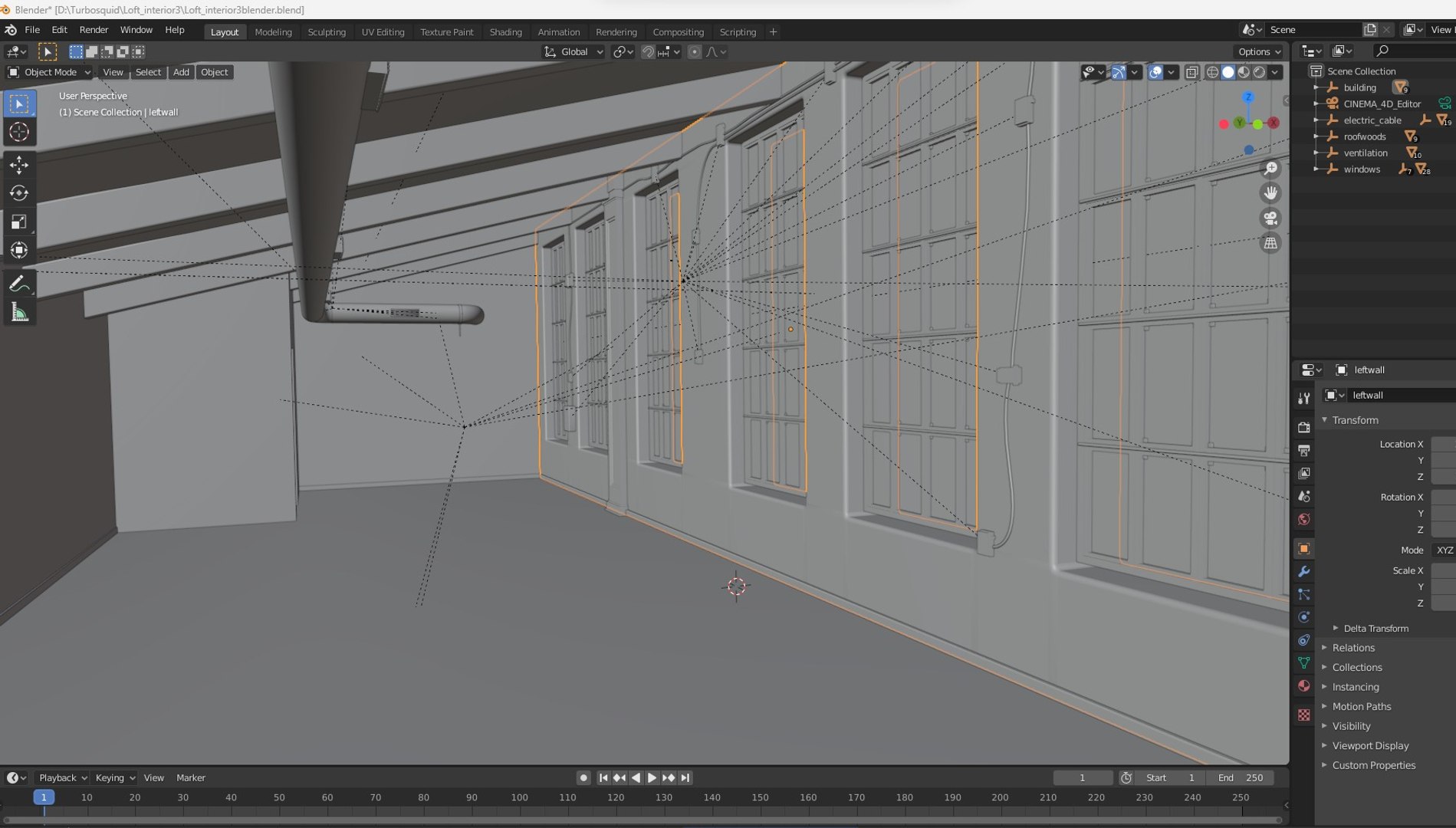 Loft Interior Scene 3 3D - TurboSquid 2065058