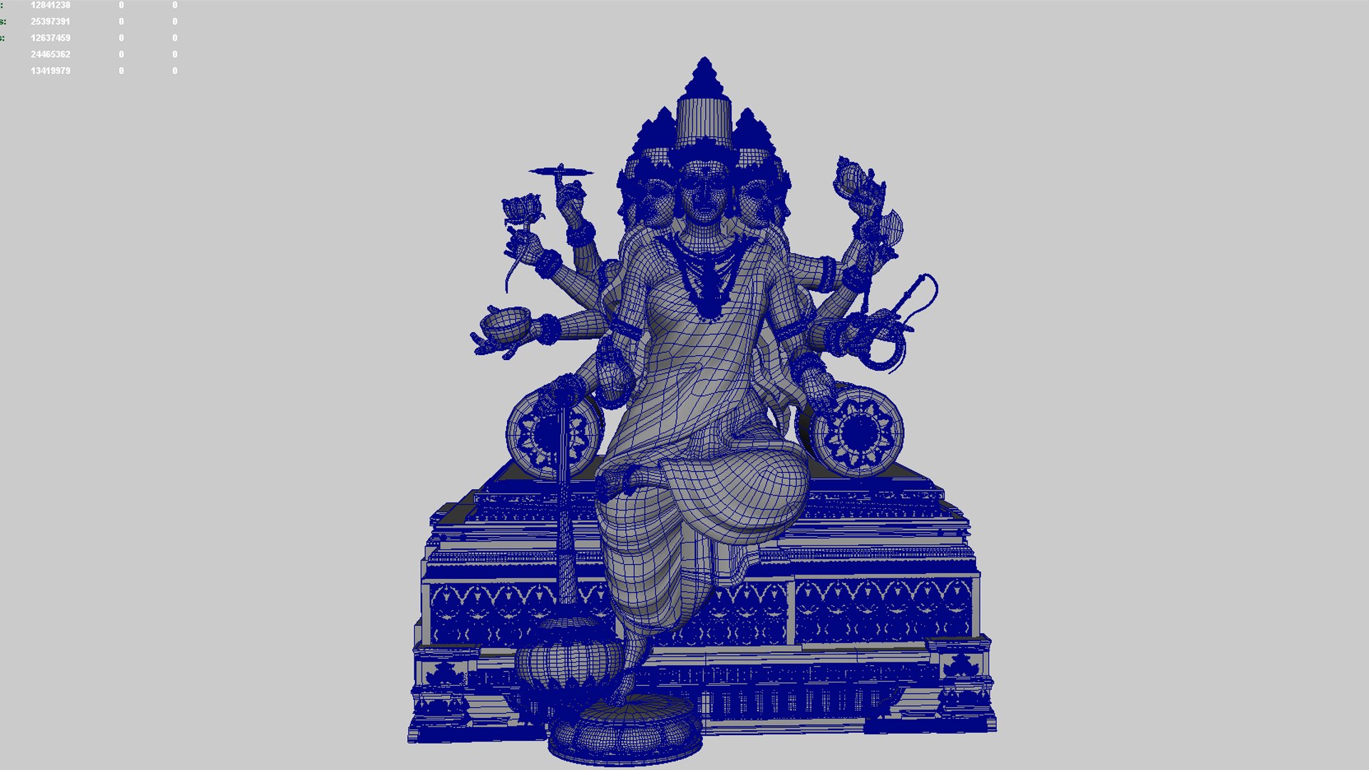 God gayathri devi 3d model 3D model - TurboSquid 1761328
