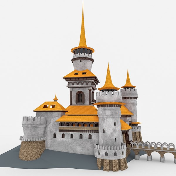 fantastic castle dreams 3d max