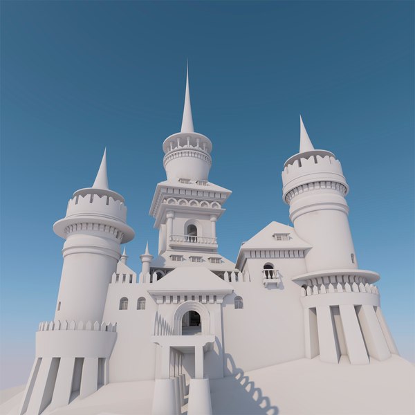 fantastic castle dreams 3d max