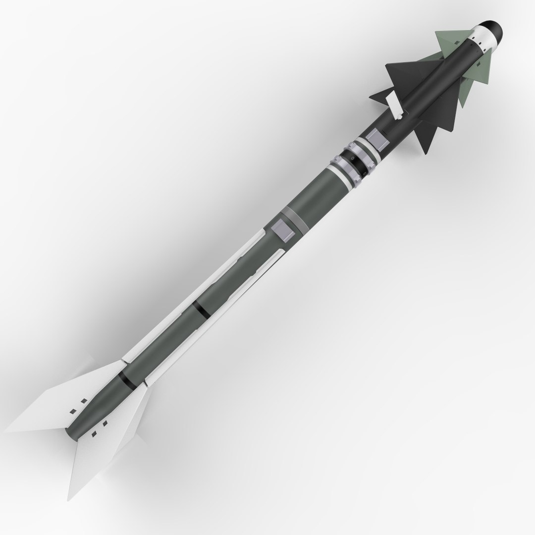 rafael python 5 air missile 3d model