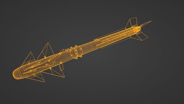 rafael python 5 air missile 3d model