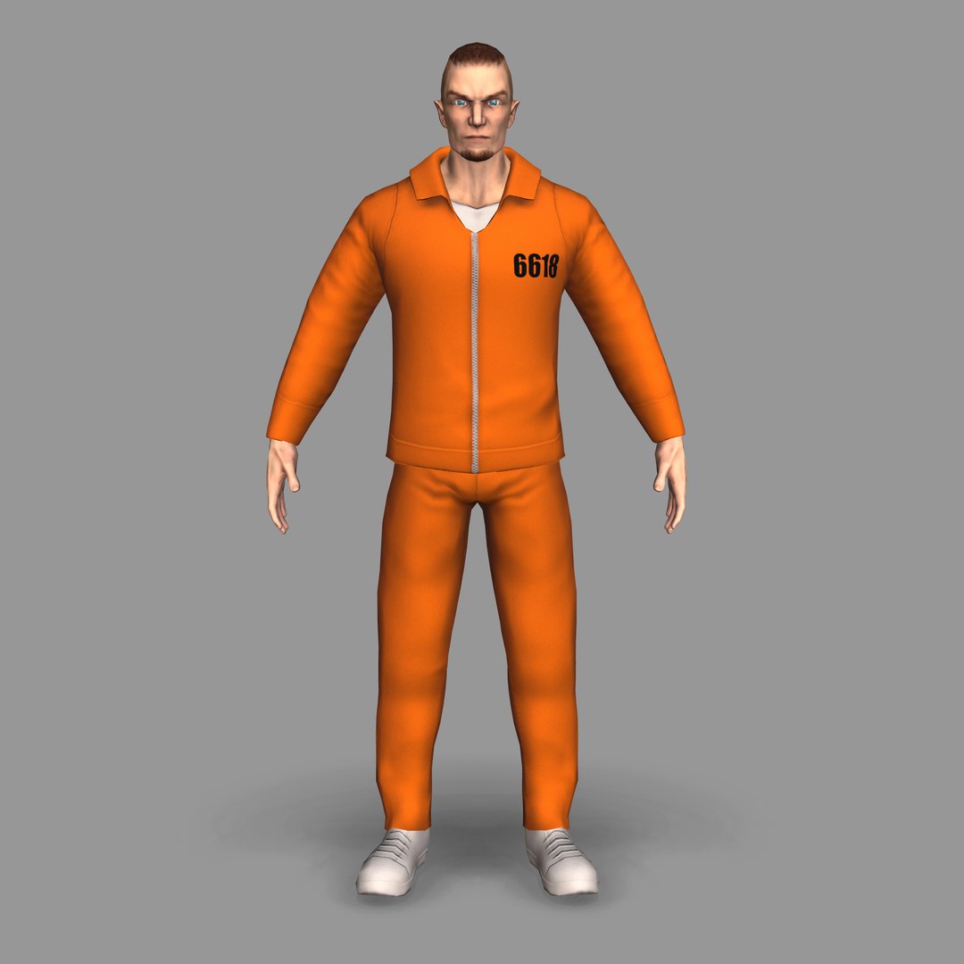 3D Model Modeled Prisoner - TurboSquid 1288363