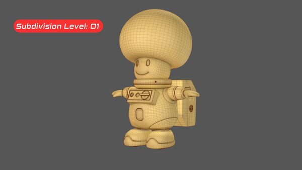 modelo 3d Personaje Space Toad 8K - Activos de Super Mario - TurboSquid ...