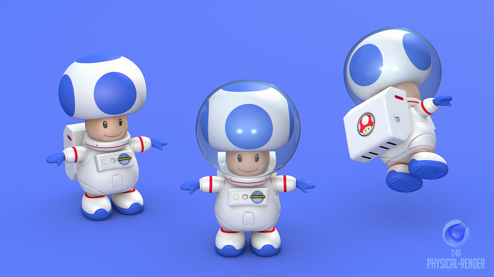 Space Toad Character 8K - Super Mario Assets 3D Model - TurboSquid 1723074