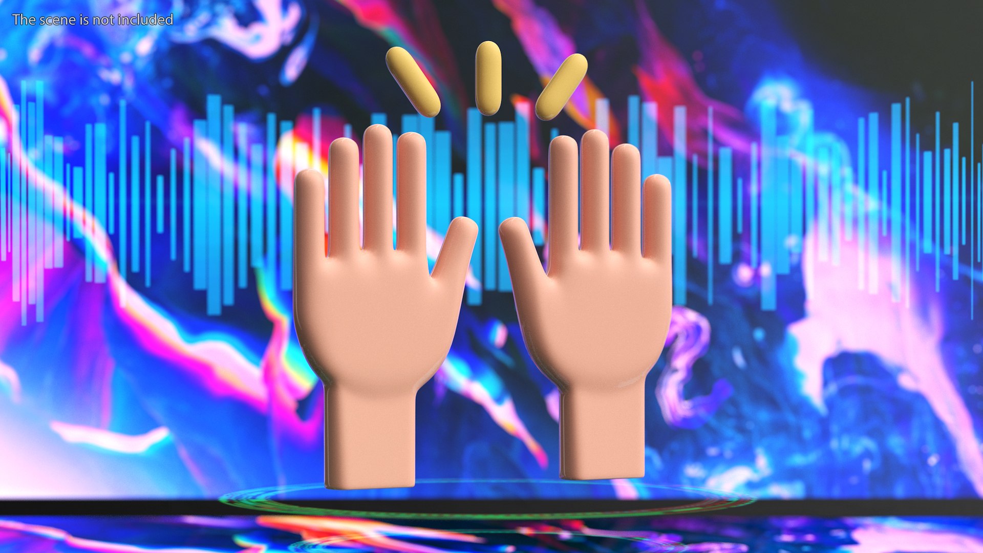 3D Raising Hands Emoji - TurboSquid 1867981