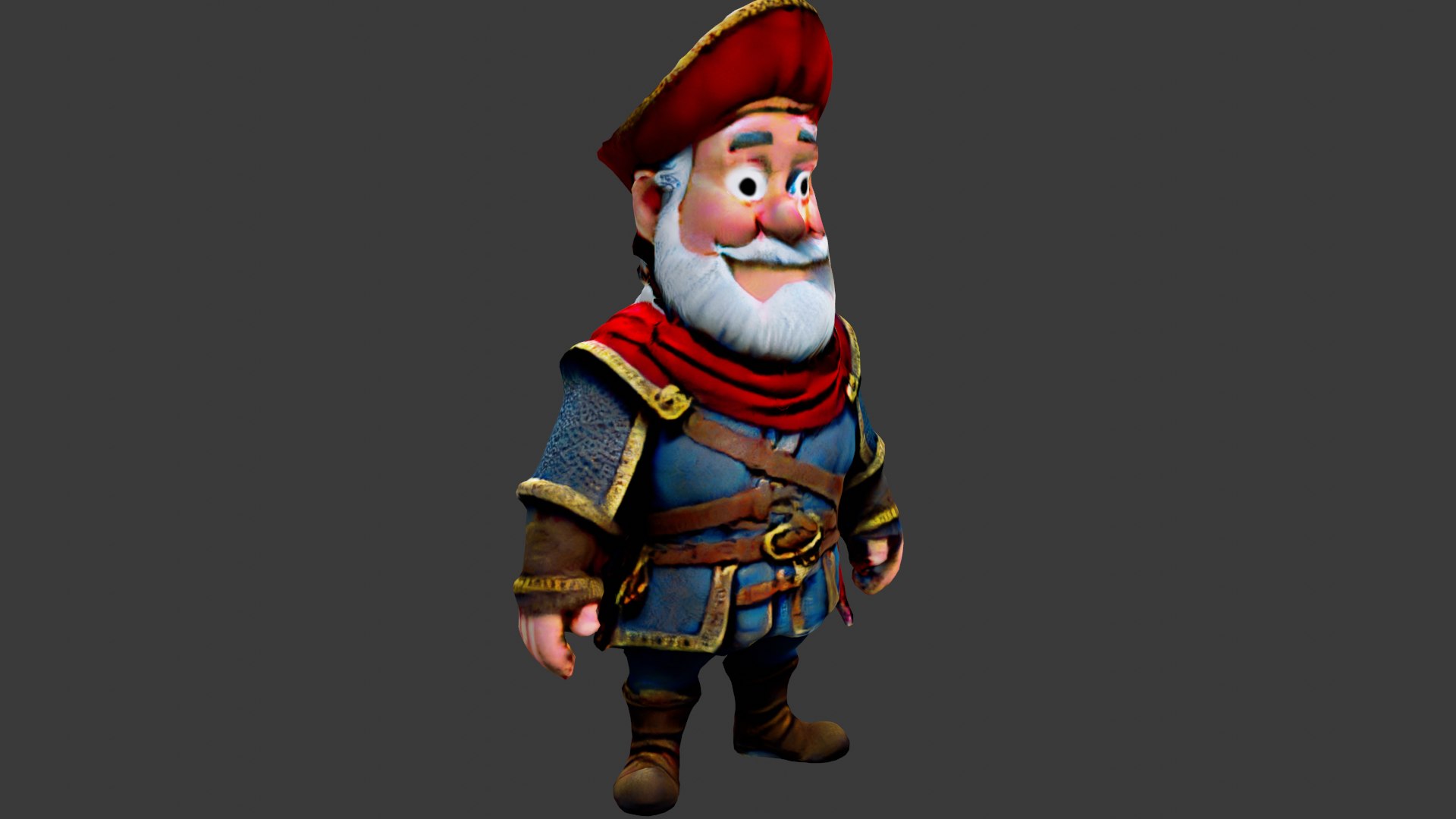 3D Medieval Man Trader Model - TurboSquid 2127516