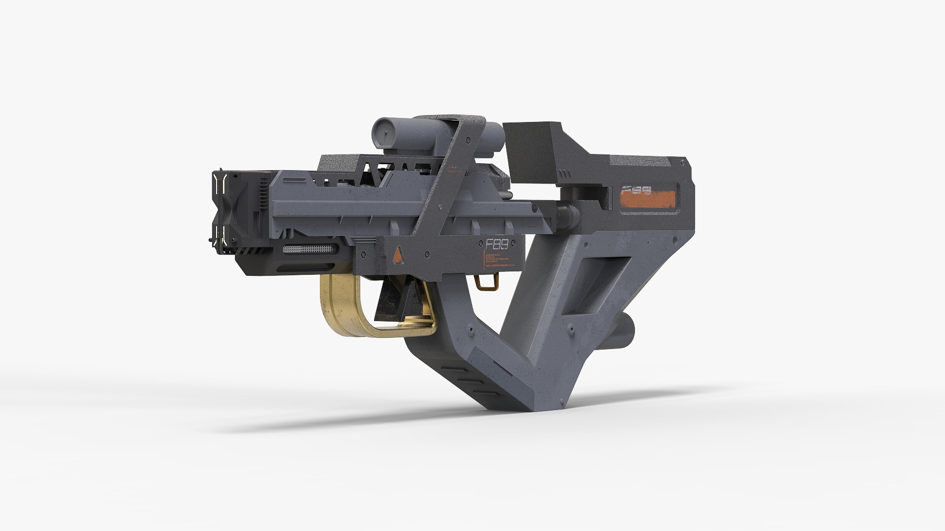 Scifi laser gun 3D model - TurboSquid 1703122