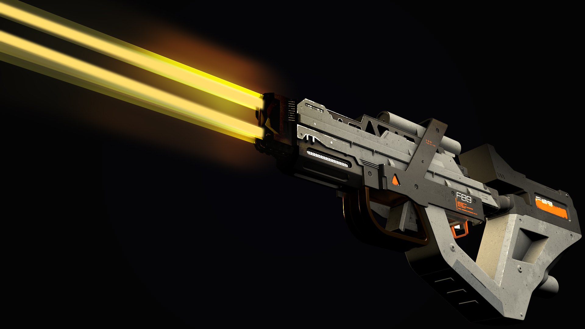 Scifi laser gun 3D model - TurboSquid 1703122