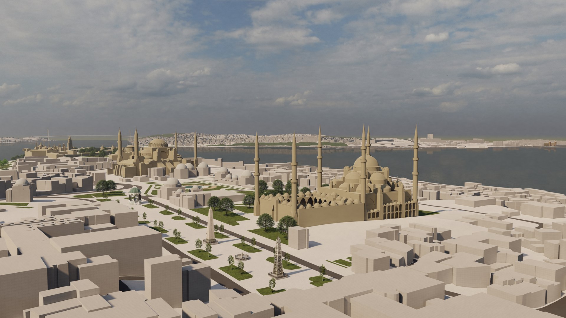 3D Istanbul Partial Model - TurboSquid 1961371