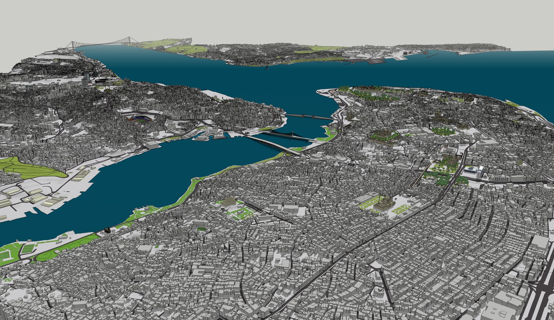 3D Istanbul Partial Model - TurboSquid 1961371