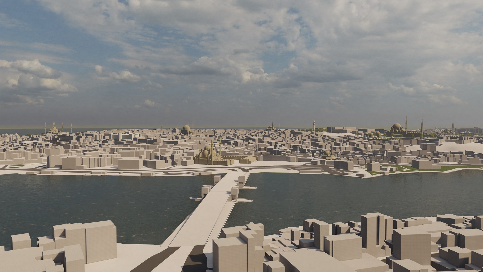 3D Istanbul Partial Model - TurboSquid 1961371