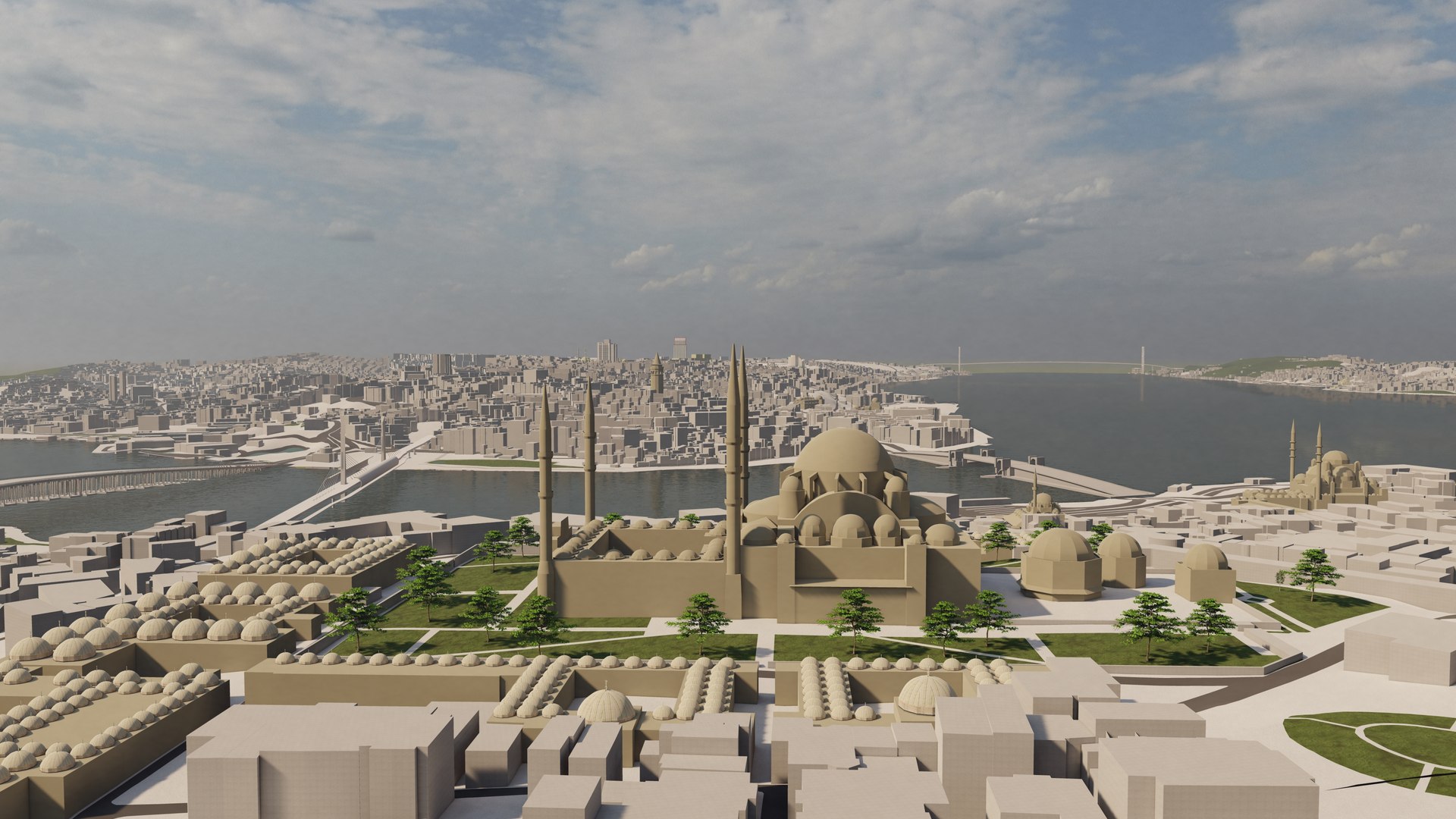 3D Istanbul Partial Model - TurboSquid 1961371