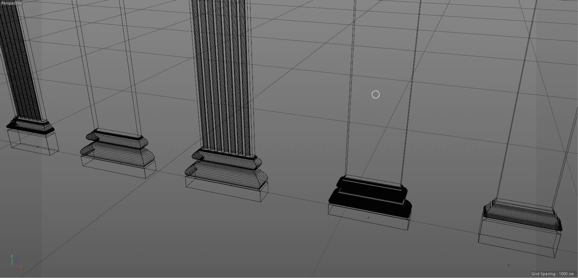Column architecture 3D model - TurboSquid 1475648