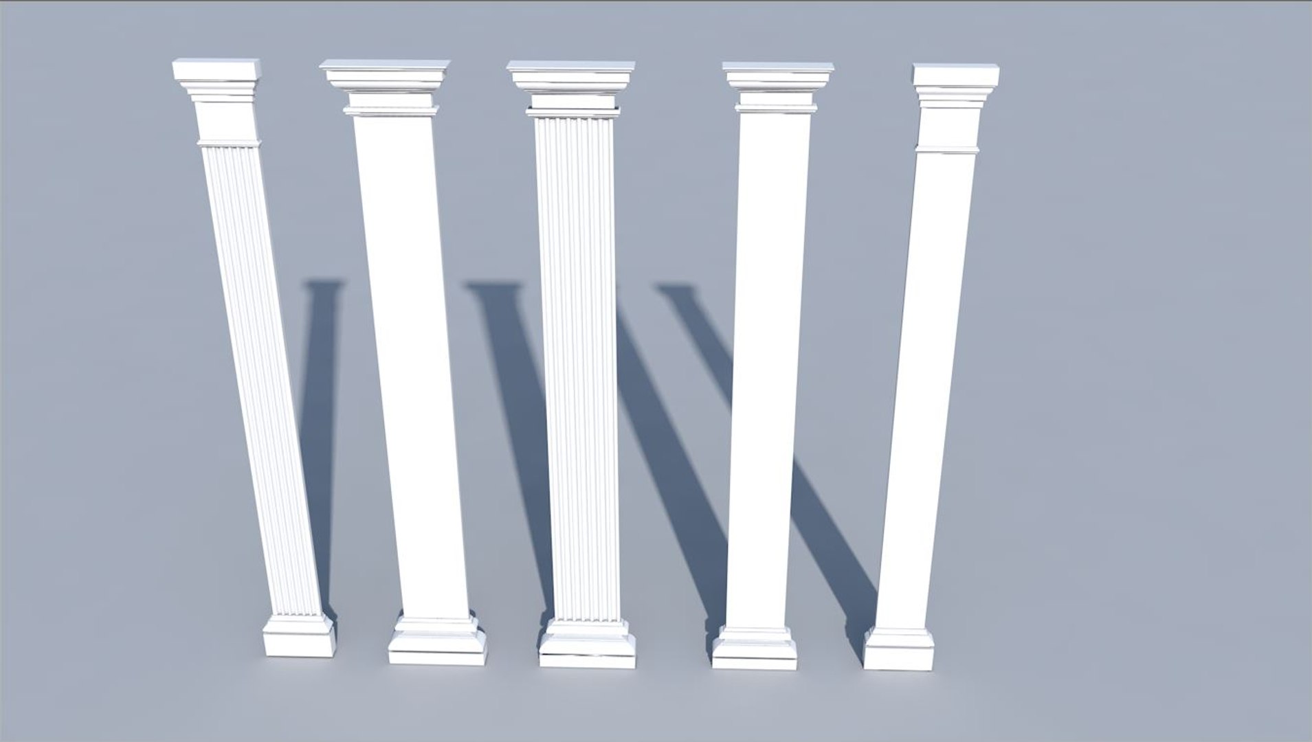Column architecture 3D model - TurboSquid 1475648