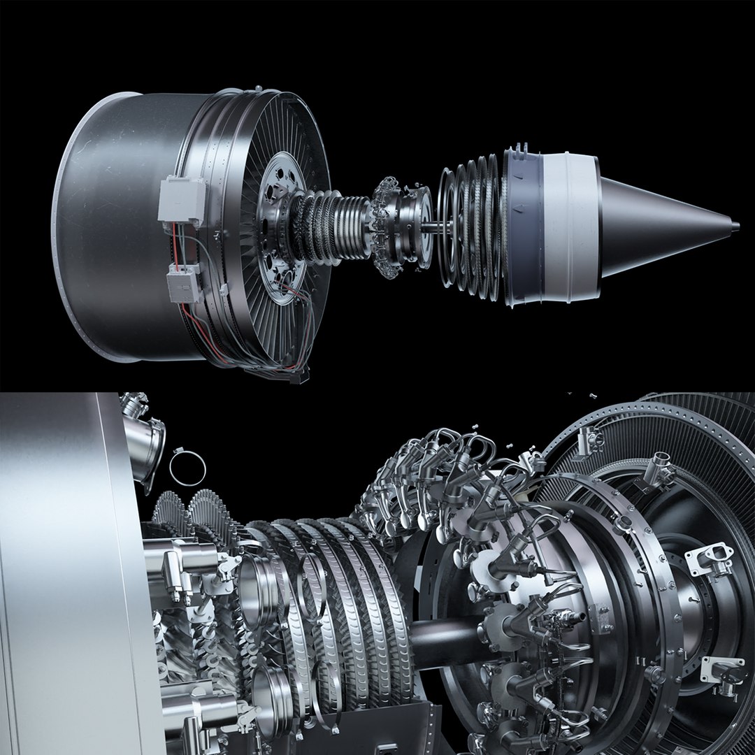 3D модель Aircraft engine - TurboSquid 1970711