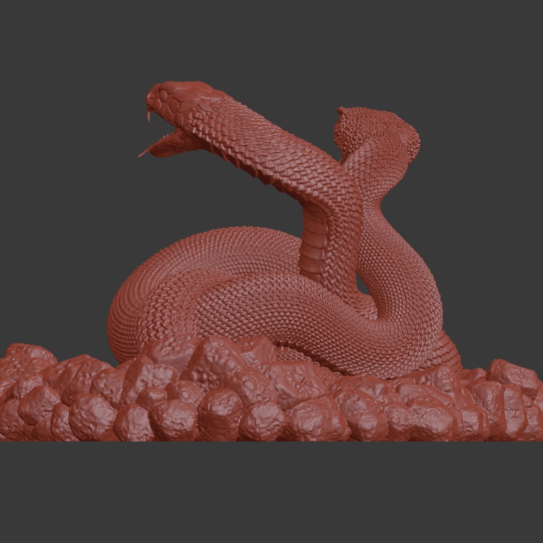 3D Model Snake - TurboSquid 1223170