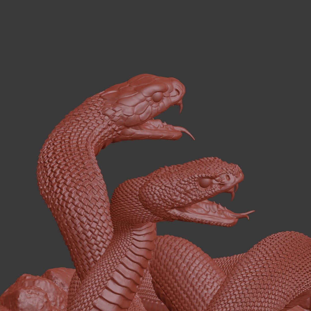3D Model Snake - TurboSquid 1223170