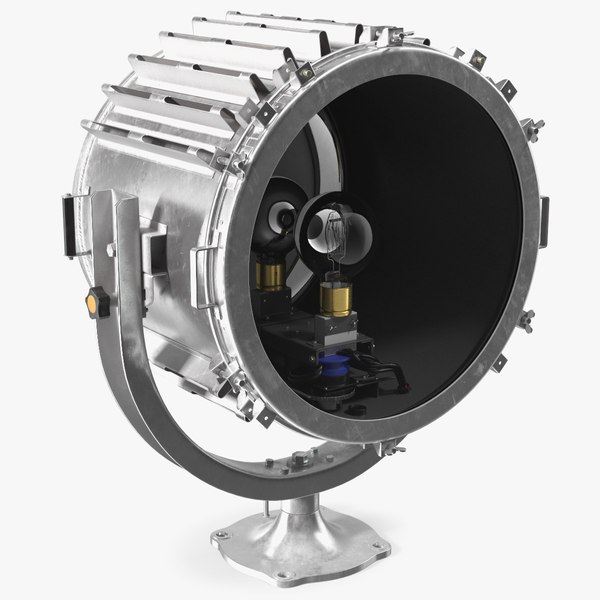 Salvaged Vintage Suez Canal Searchlight model - TurboSquid 1959634