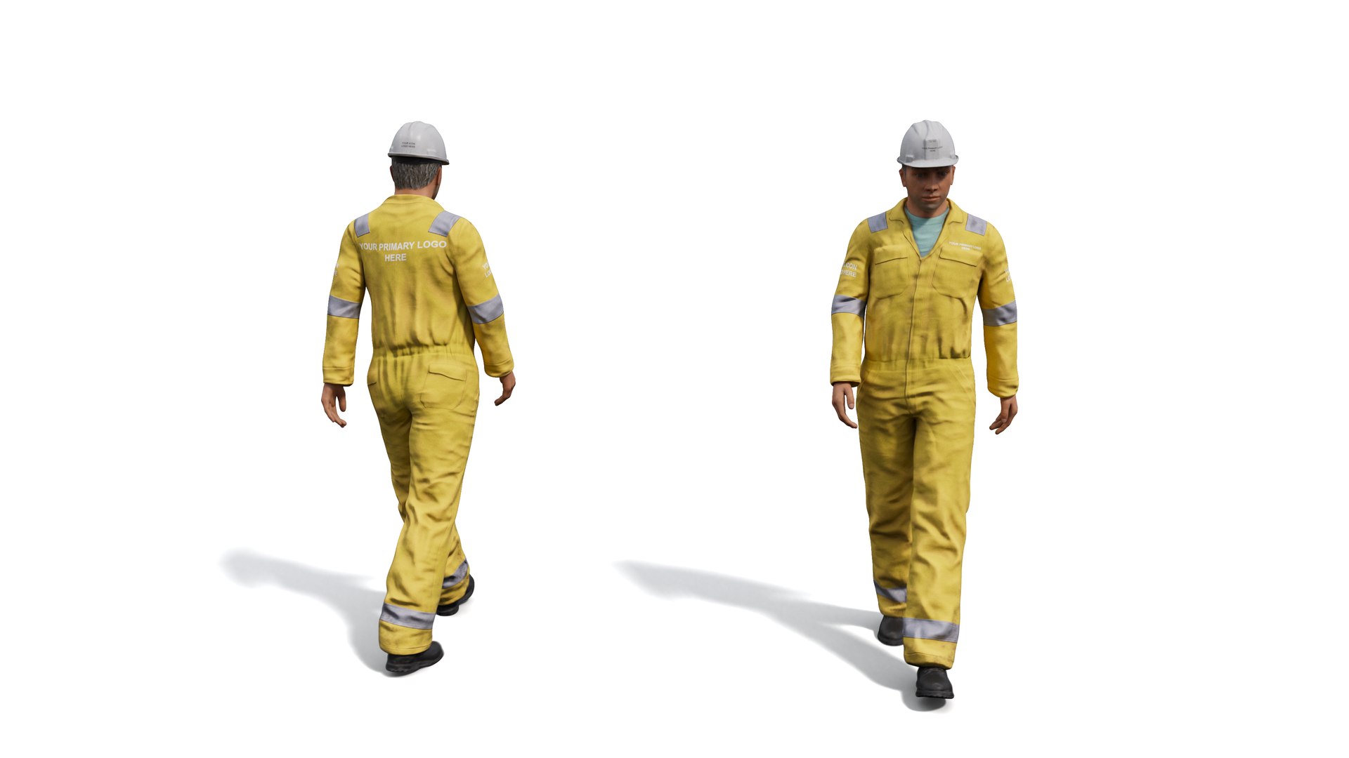 3D Animated Offshore Worker - 25 Unique Looks - TurboSquid 2290110