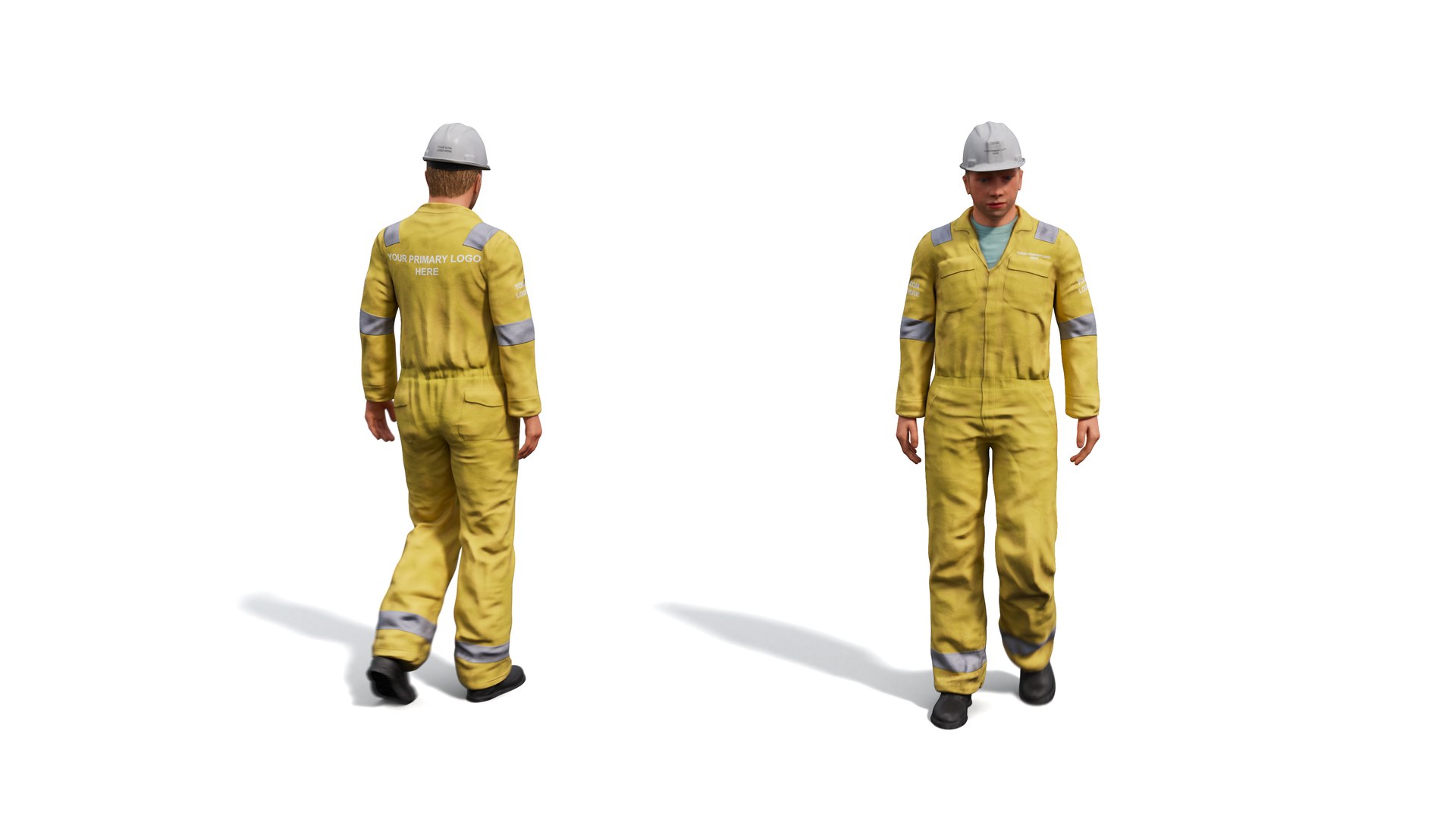 3D Animated Offshore Worker - 25 Unique Looks - TurboSquid 2290110
