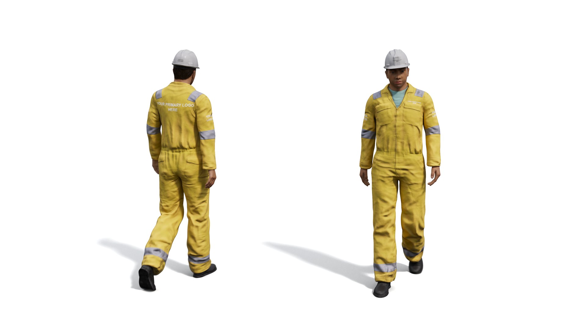 3D Animated Offshore Worker - 25 Unique Looks - TurboSquid 2290110